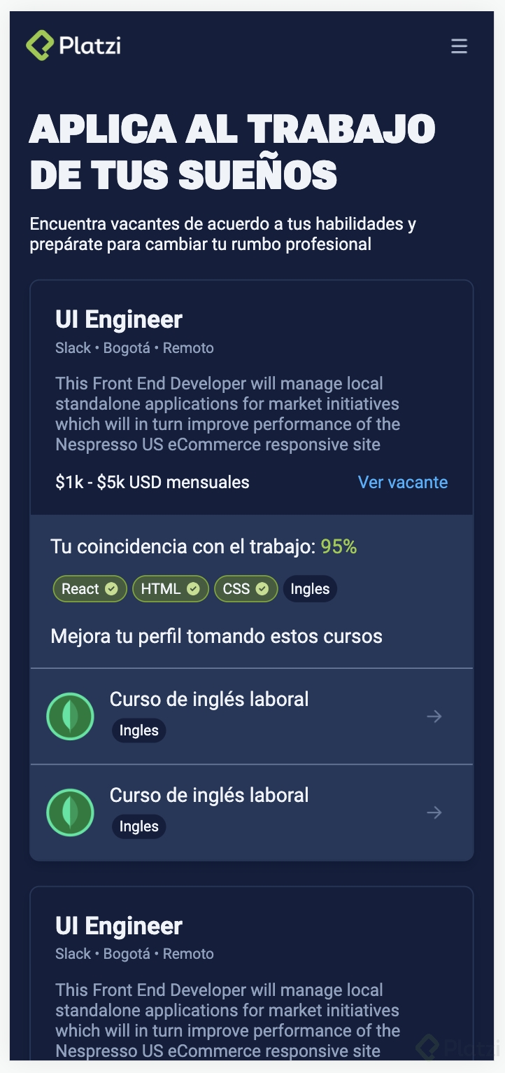 Platzi Job Genie: Desbloquea el trabajo de tus sueños